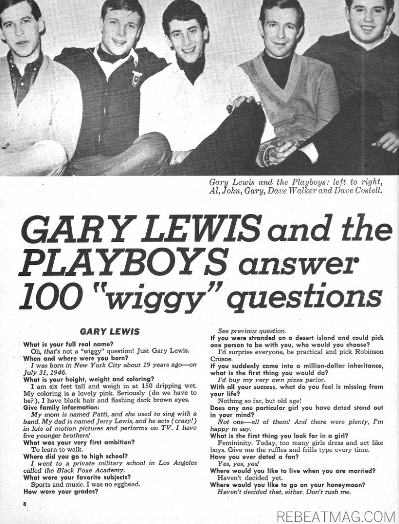 RAVER: Everybody Loves Gary Lewis | REBEAT Magazine
