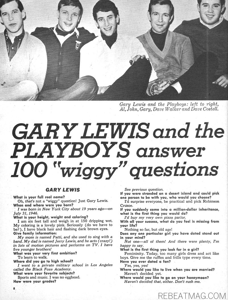 RAVER: Everybody Loves Gary Lewis | REBEAT Magazine