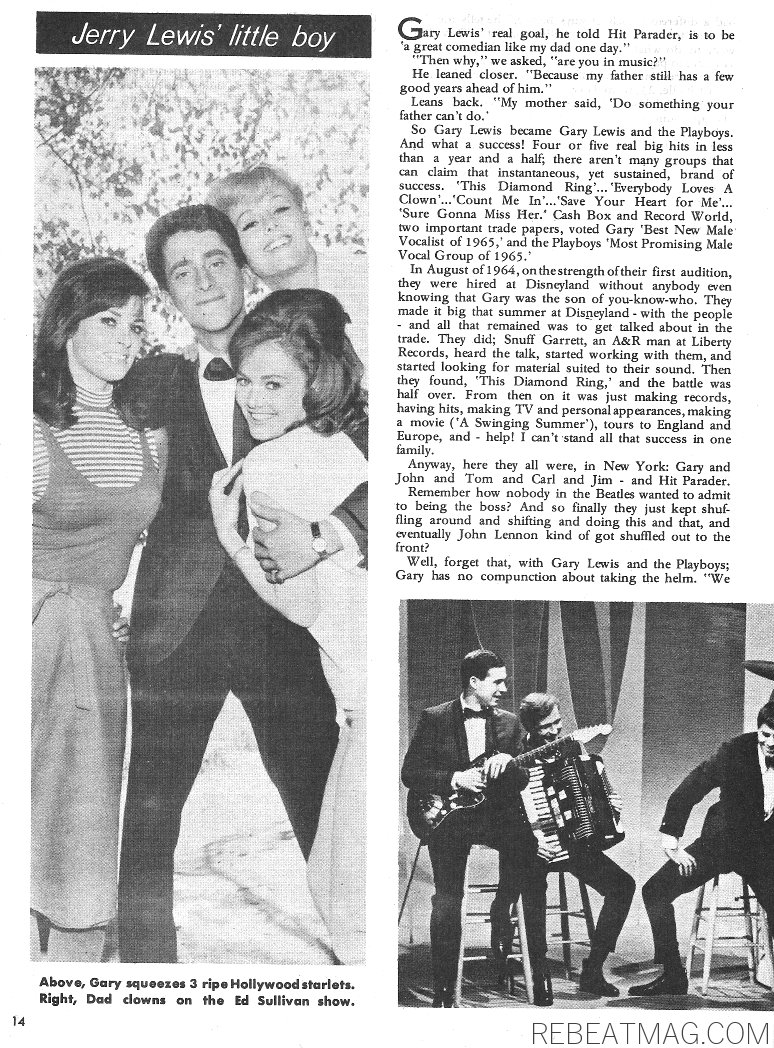 RAVER: Everybody Loves Gary Lewis | REBEAT Magazine